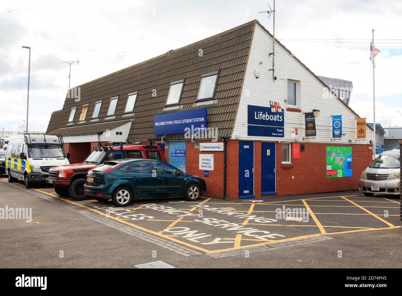 RNLI Poole Lifeboat Station, Poole, Dorset Stock Photo - Alamy