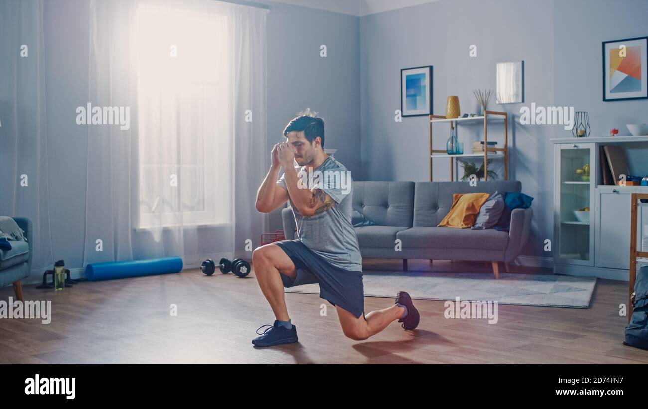 Lunge for legs hi-res stock photography and images - Alamy