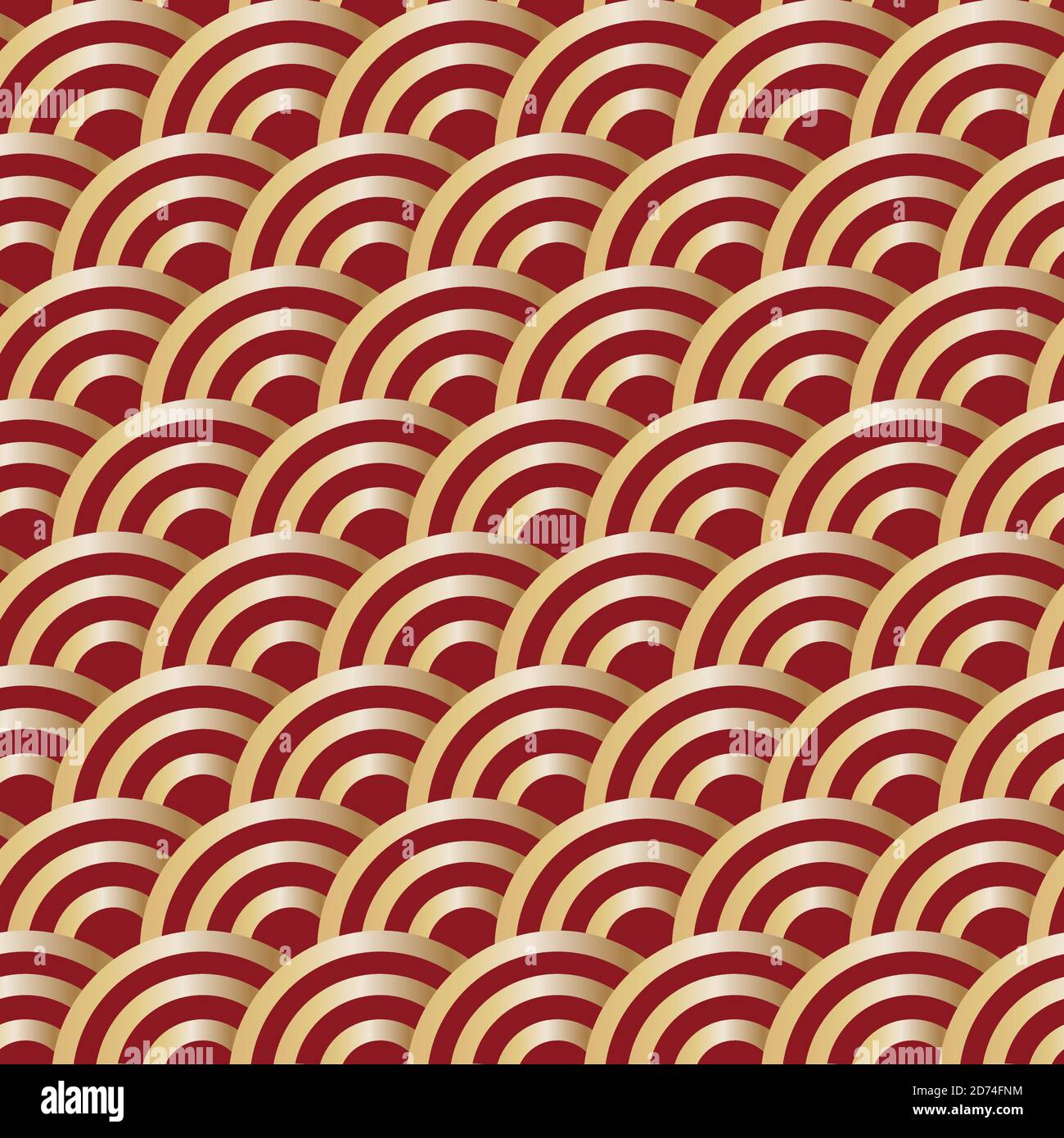 Chinese style red gold seamless pattern. Repeating texture, background ...