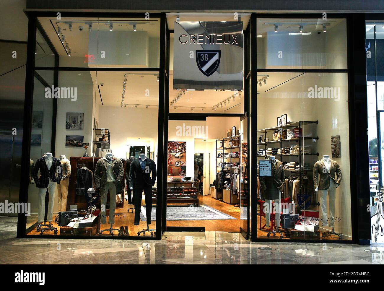 Cremieux logo and store seen in Hudson Yards Stock Photo - Alamy