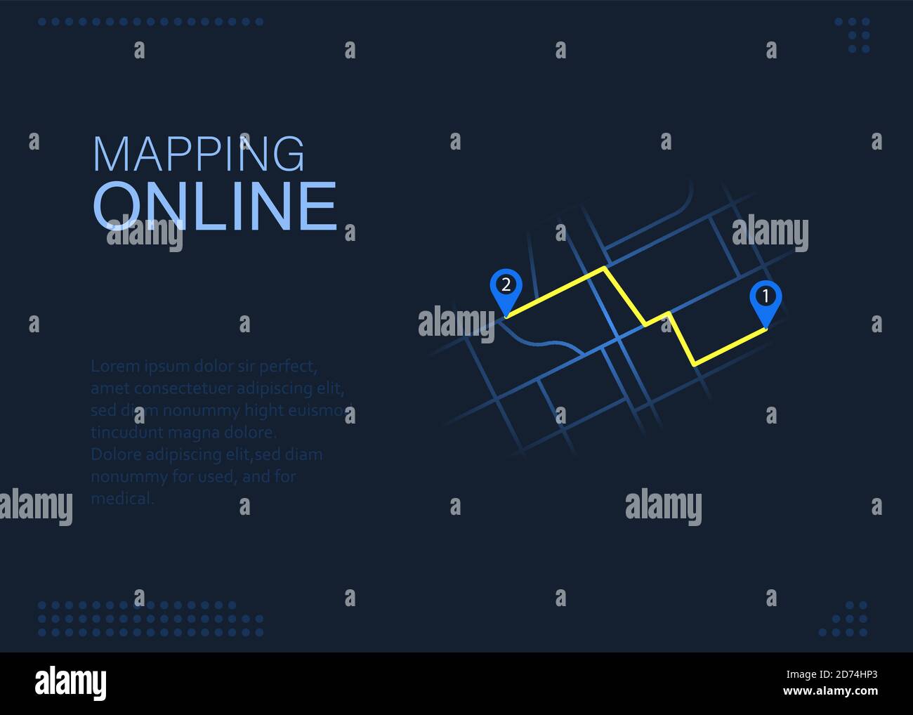Mobile gps navigation map with pointer on screen smartphone. Tracking ...