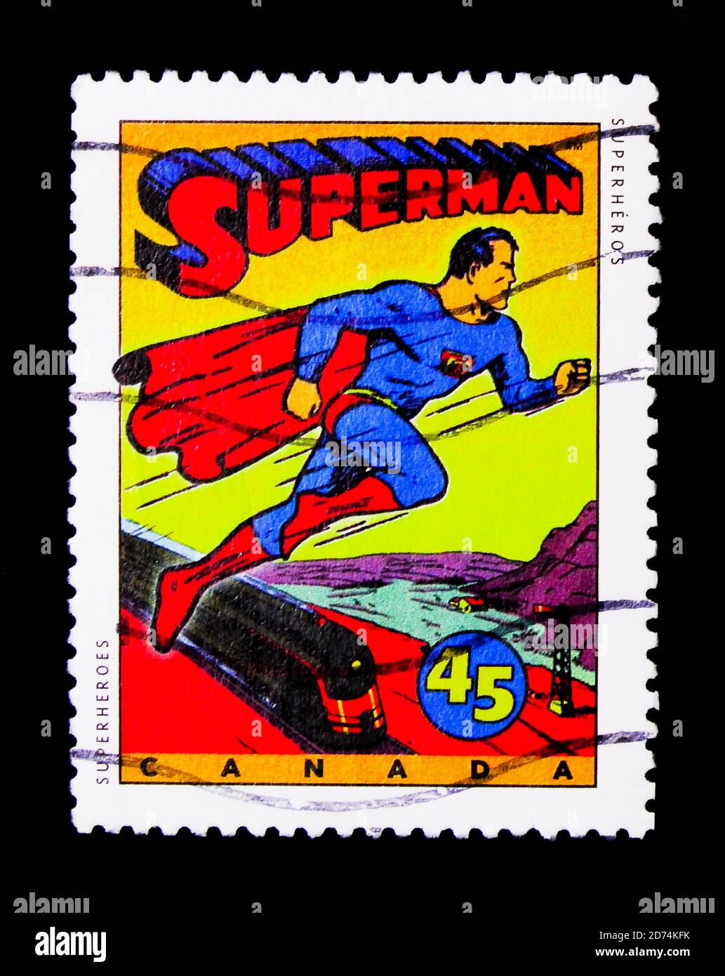Vintage superman comic book hi-res stock photography and images - Alamy