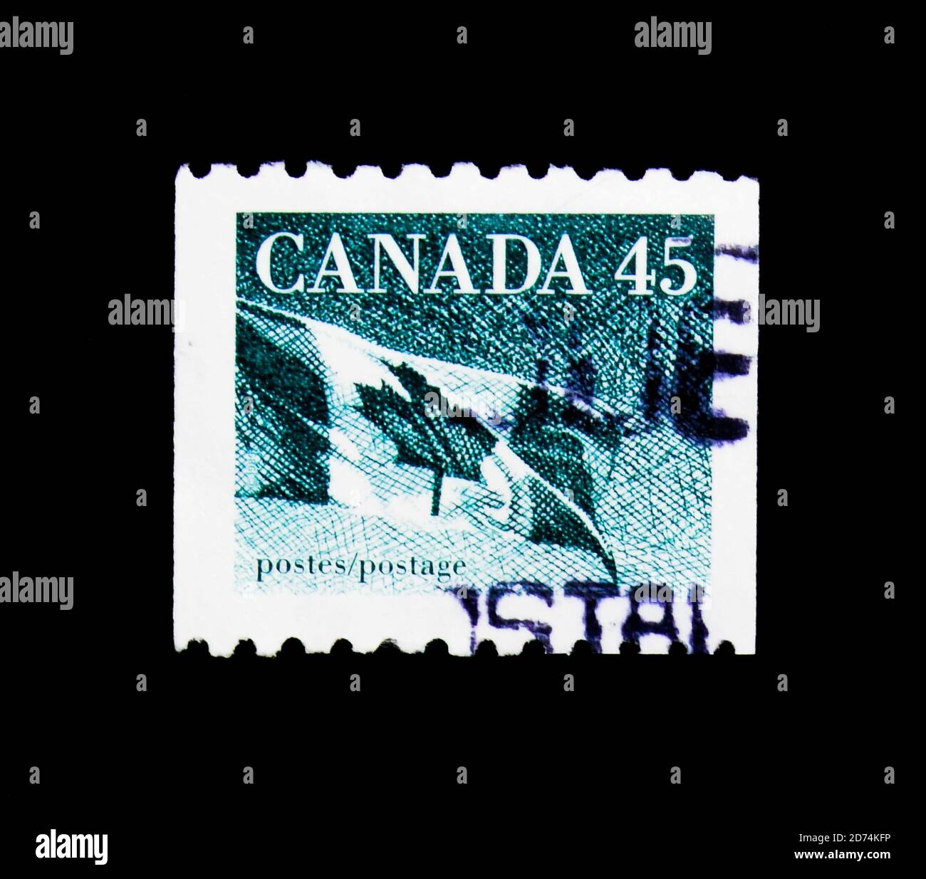 MOSCOW, RUSSIA - NOVEMBER 24, 2017: A stamp printed in Canada shows The ...