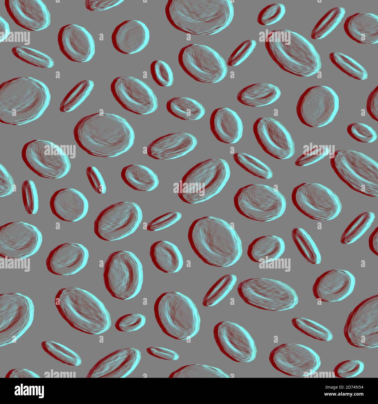 a blood cells seamless pattern. 3d illustration Stock Photo - Alamy