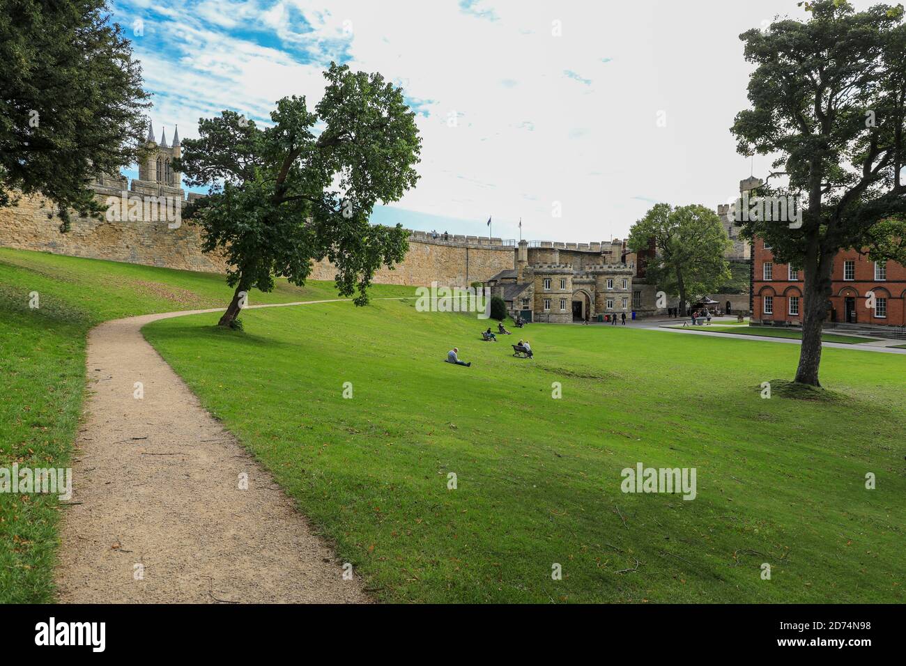 Eastgate, the main entrance to Lincoln Castle and the Castle Walls ...