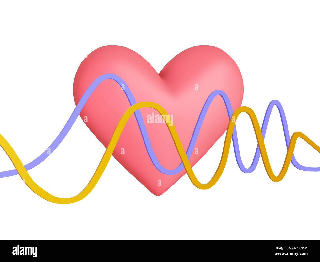 Curved heart Cut Out Stock Images & Pictures - Alamy