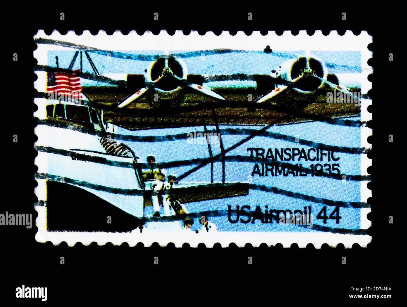 MOSCOW, RUSSIA - NOVEMBER 24, 2017: A stamp printed in USA shows Martin ...