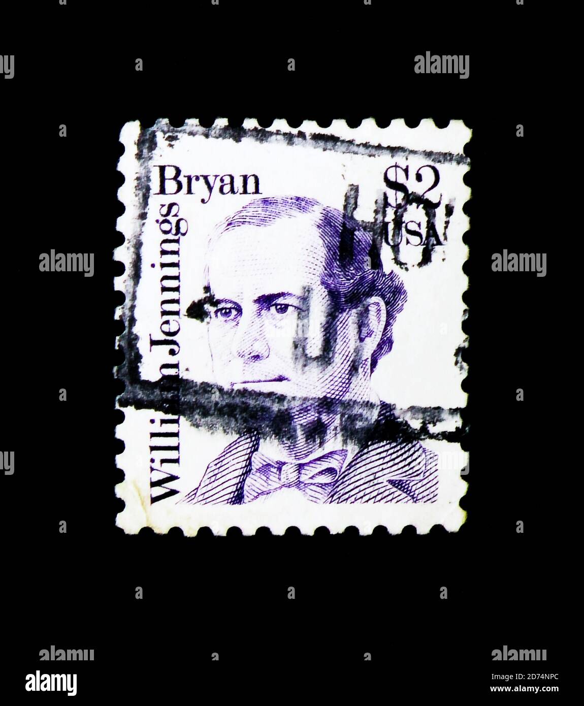 MOSCOW, RUSSIA - NOVEMBER 24, 2017: A stamp printed in USA shows ...