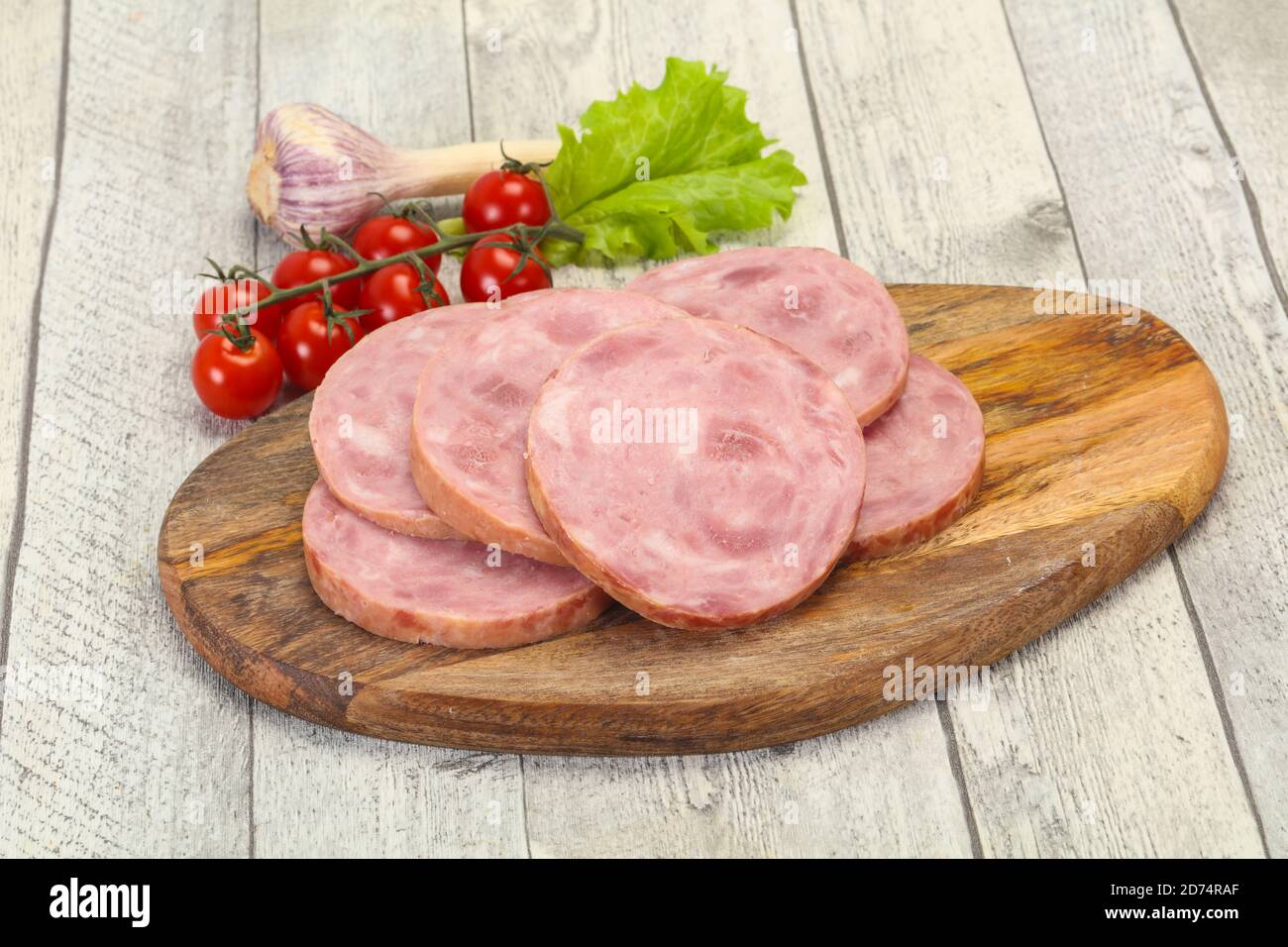 Natural ham made from pork meat Stock Photo - Alamy
