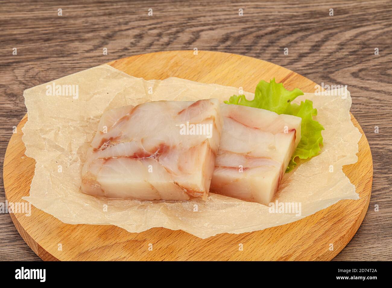 Raw dietary pollock fish fillet for cooking Stock Photo - Alamy