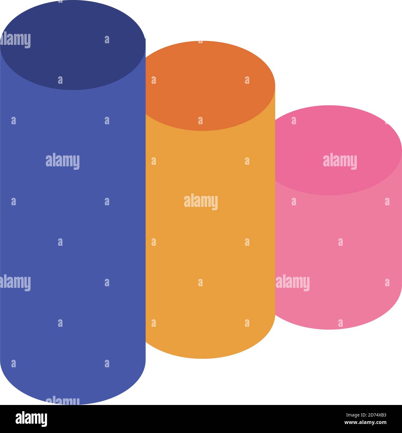 statistics bars infographic isolated icon vector illustration design ...