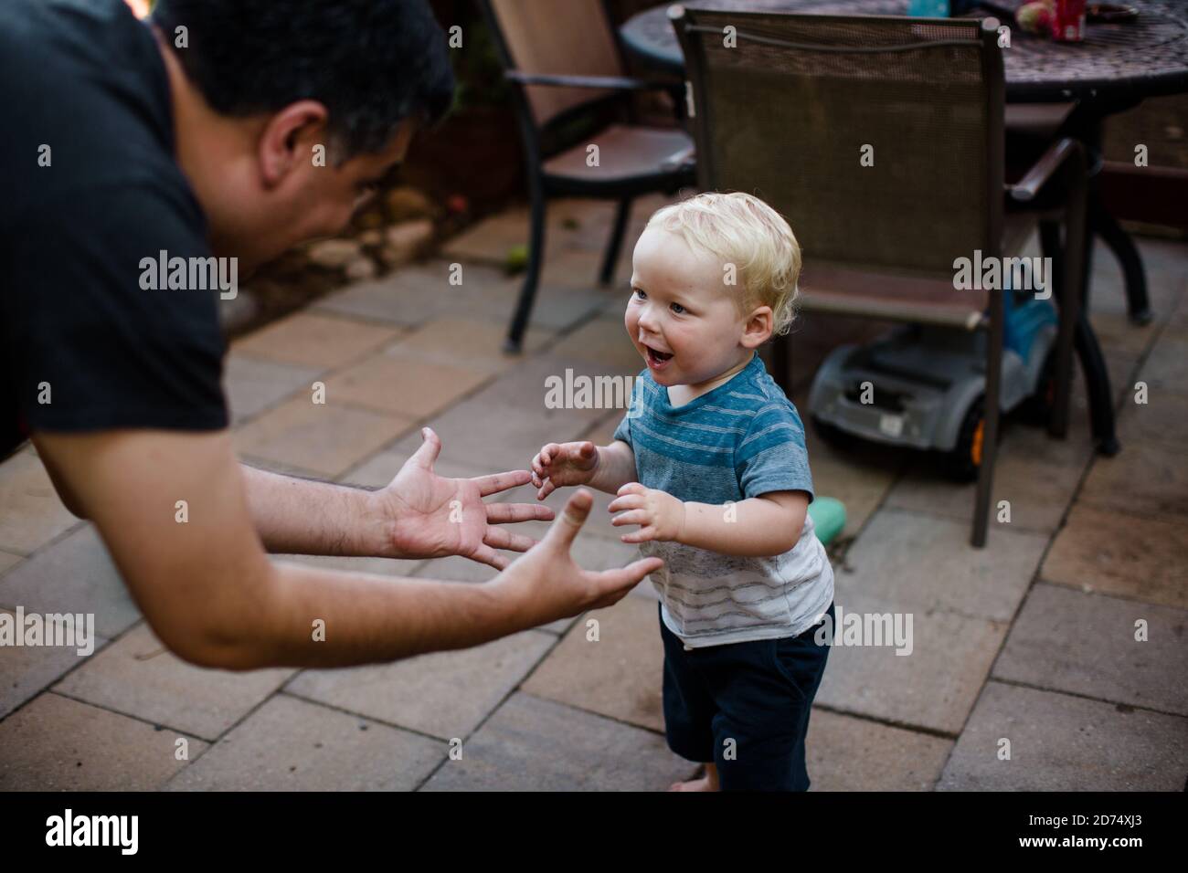 One year old boy and his uncle hi-res stock photography and images - Alamy