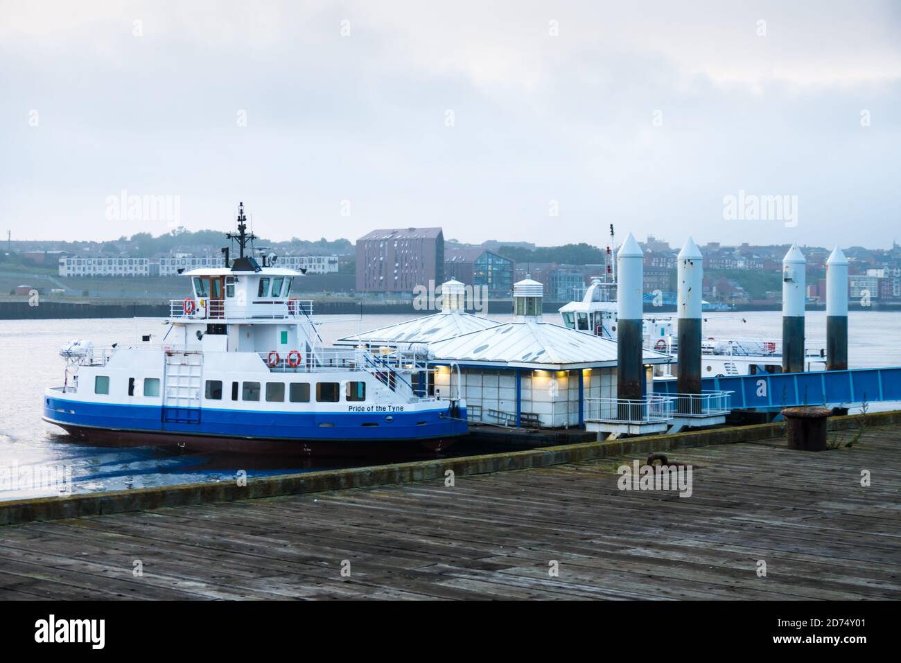 The 'Pride of the Tyne' Passenger Ferry Docked at South Shields Ferry ...