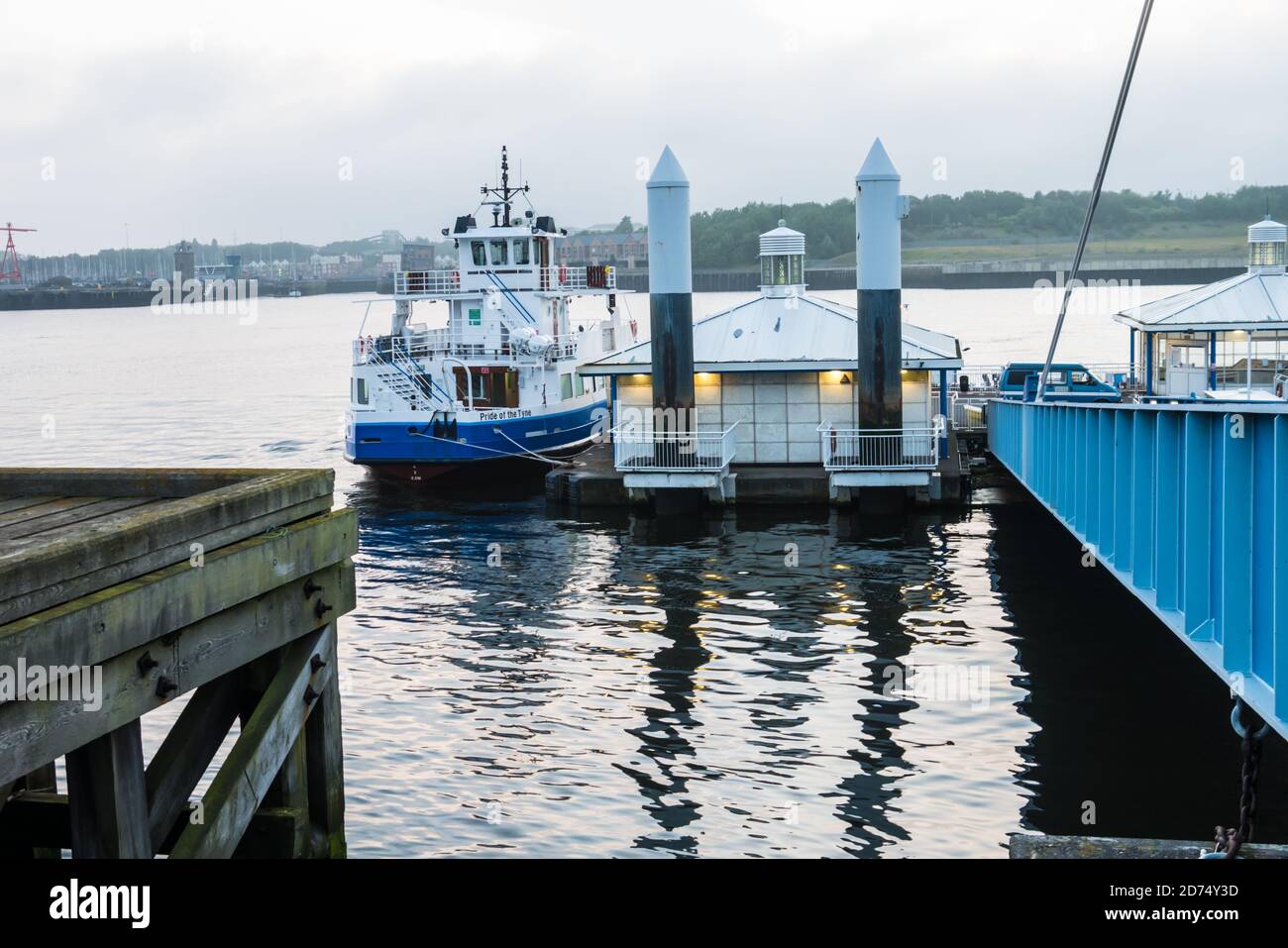 The 'Pride of the Tyne' Passenger Ferry Docked at South Shields Ferry ...