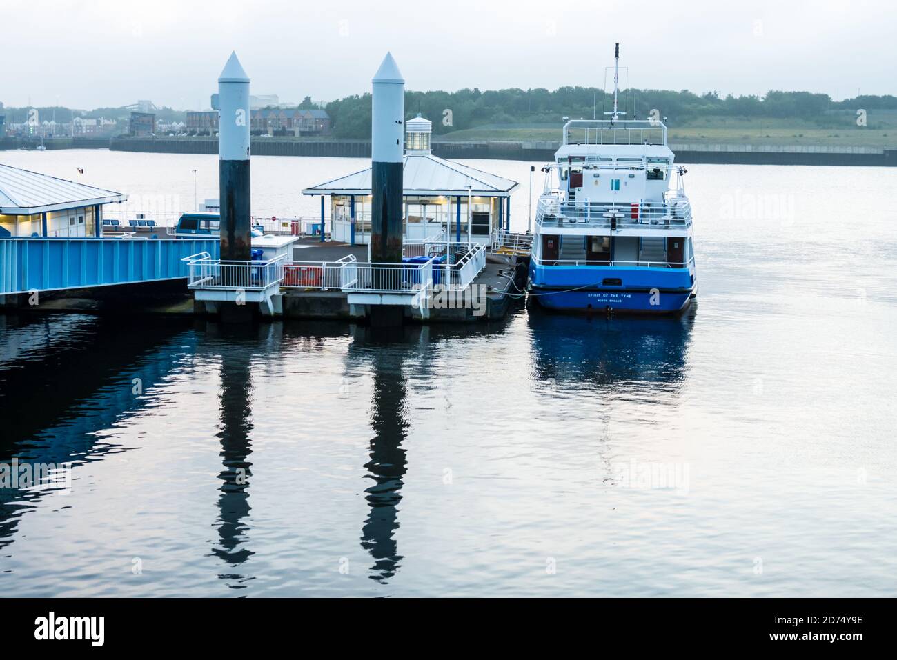 The 'Spirit of the Tyne' Passenger Ferry Docked at South Shields Ferry ...