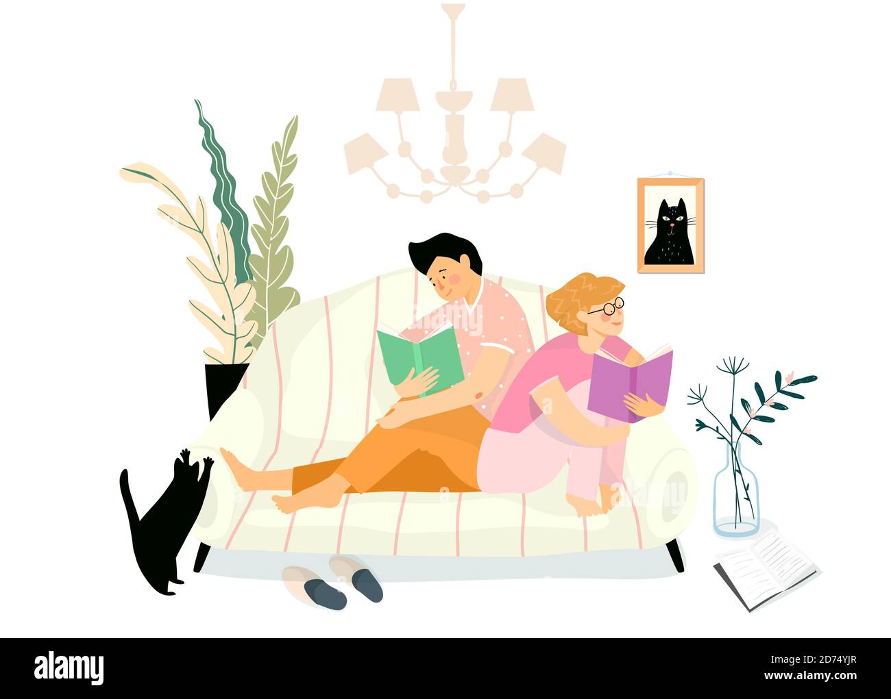 Study house of the people Stock Vector Images - Alamy