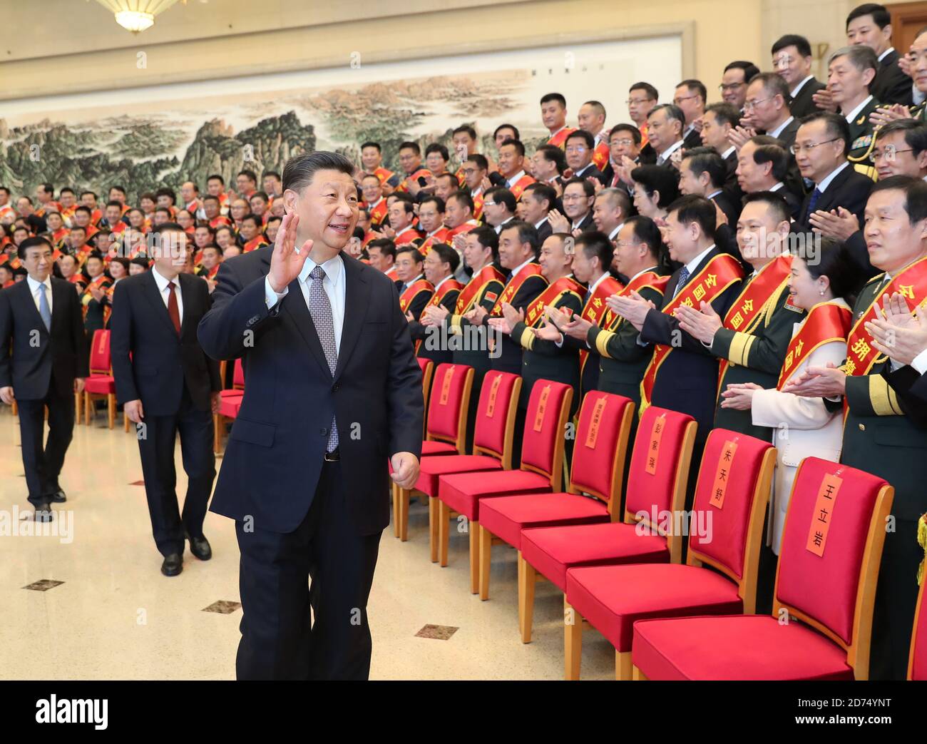 Beijing, China. 20th Oct, 2020. Chinese President Xi Jinping, also ...