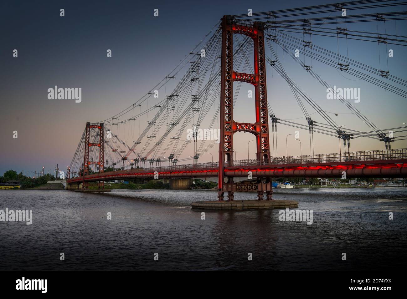 The Santa Fe Suspension Bridge Candioti Martial Engineer, is one of the ...