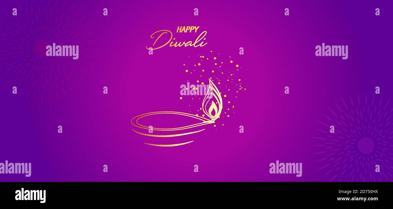 Dipawali is written in Hindi which means the festival of lights. Vector ...