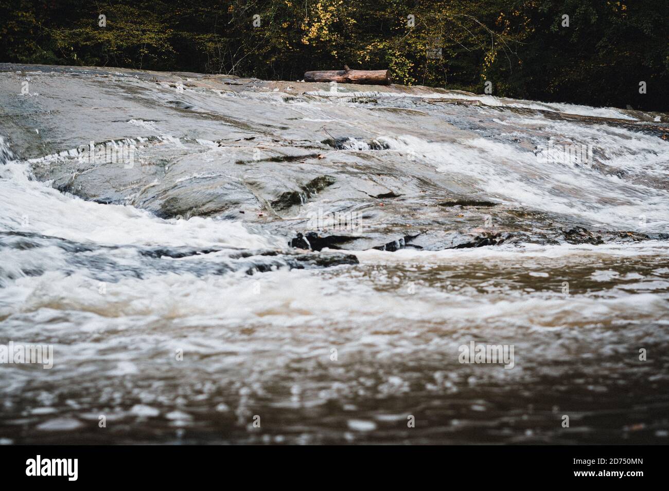 Rushing Water in a Creek Stock Photo - Alamy