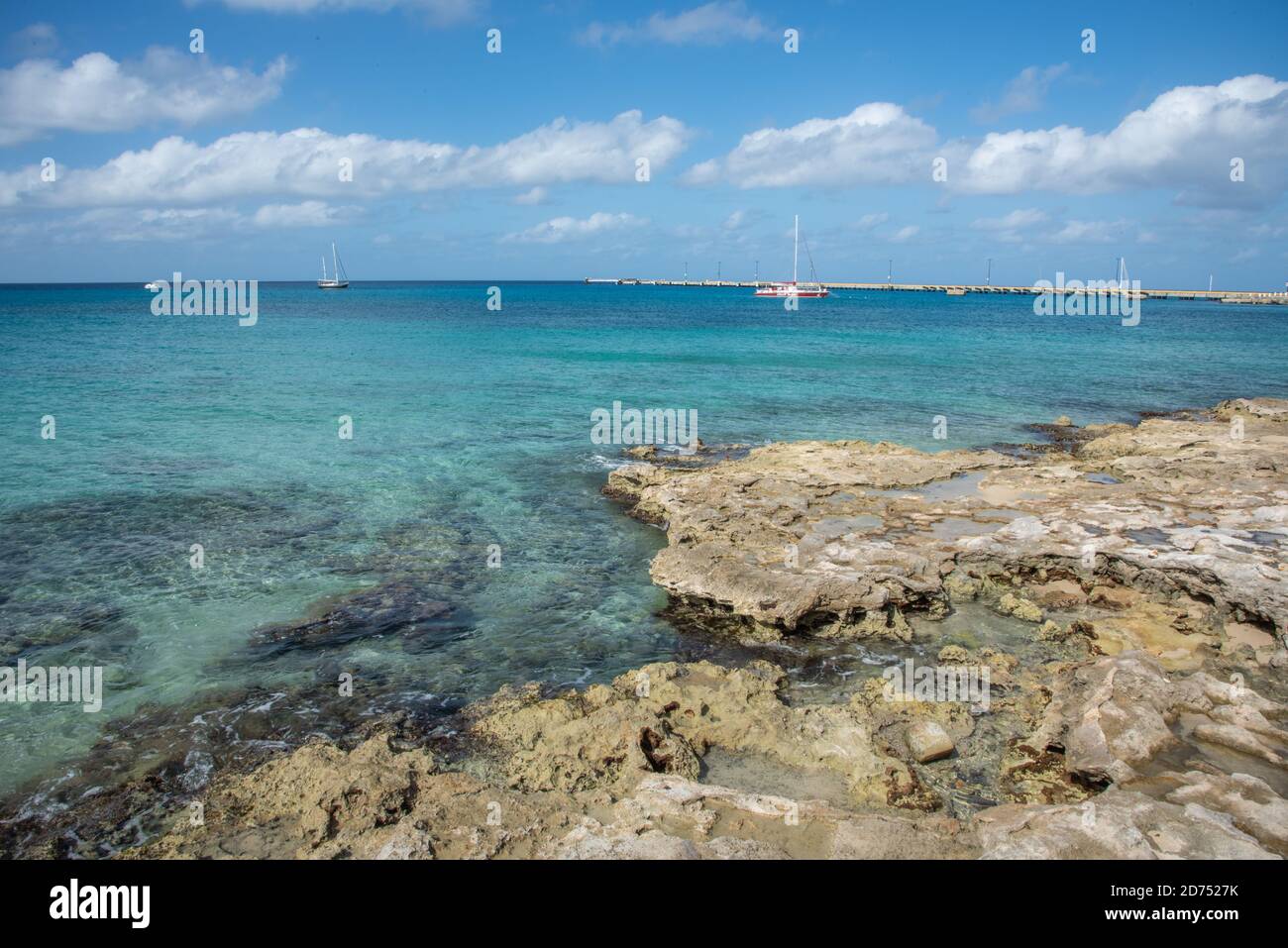 Frederiksted, St. Croix, US Virgin Islands-January 4,2020: Rocky shore ...