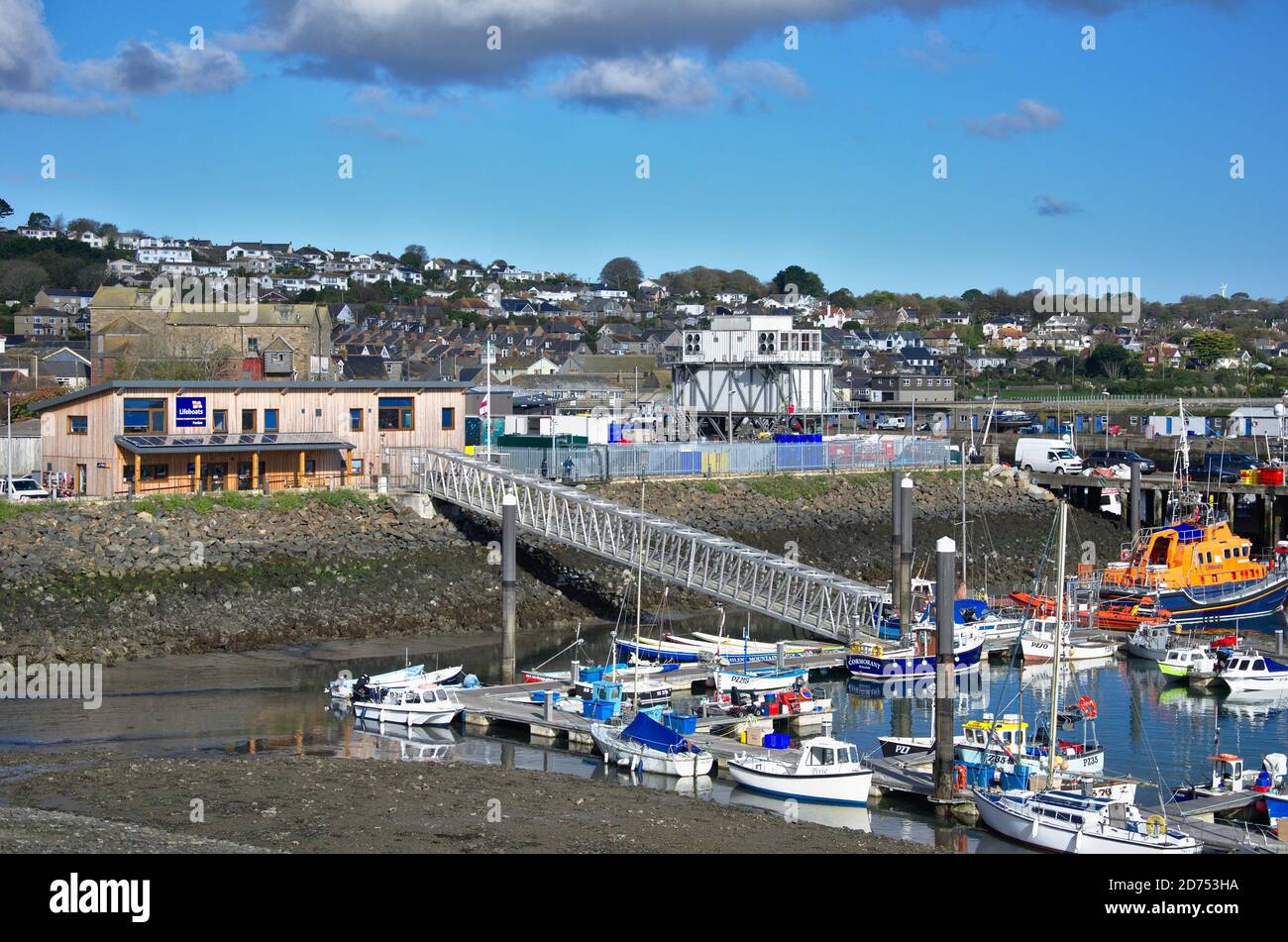 RNLI Penlee Lifeboat Station at Newly harbour, Cornwall Stock Photo - Alamy