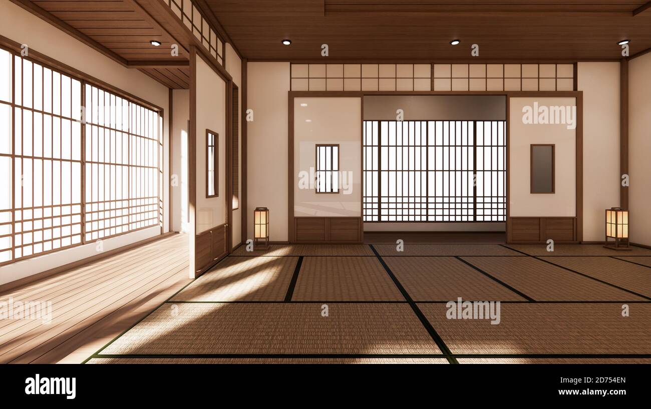 The room is spacious design of the Japanese style And light in natural ...