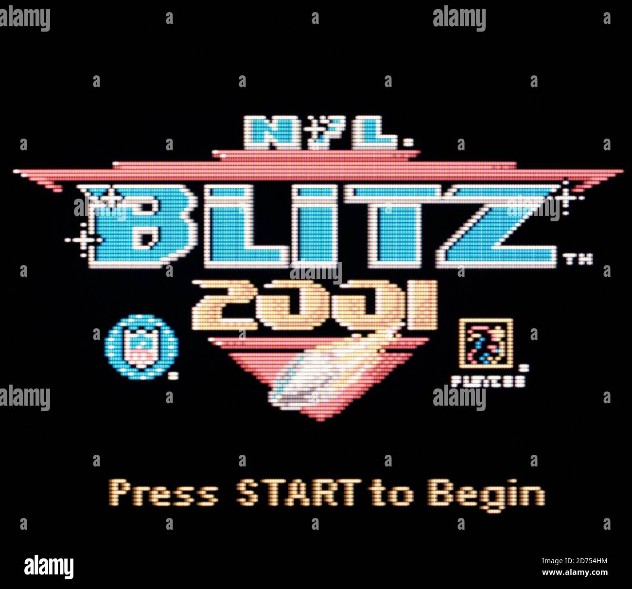 NFL Blitz 2001 - Nintendo Game Boy Color Videogame - Editorial use only ...