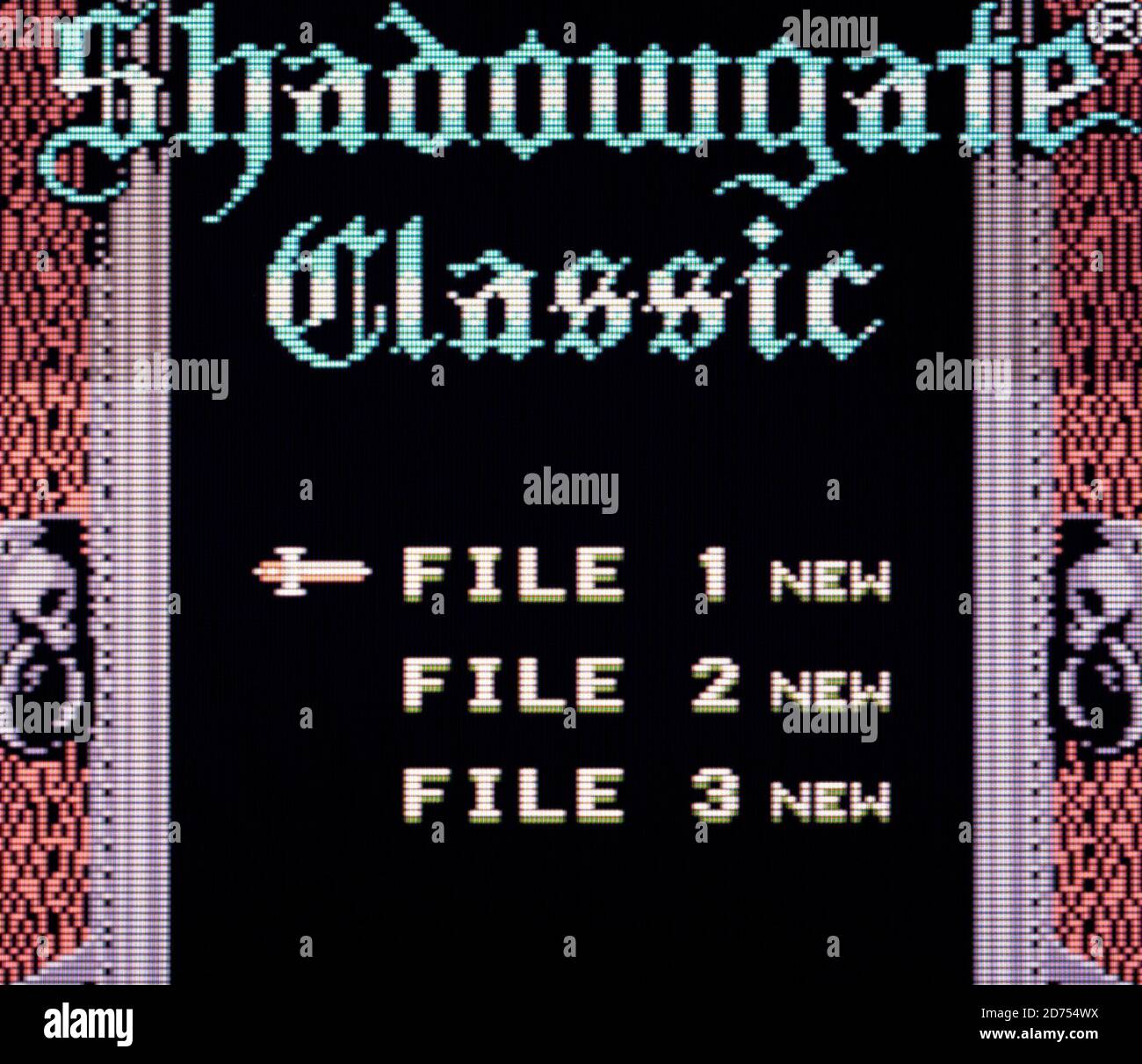 Shadowgate Classic - Nintendo Game Boy Color Videogame - Editorial use ...