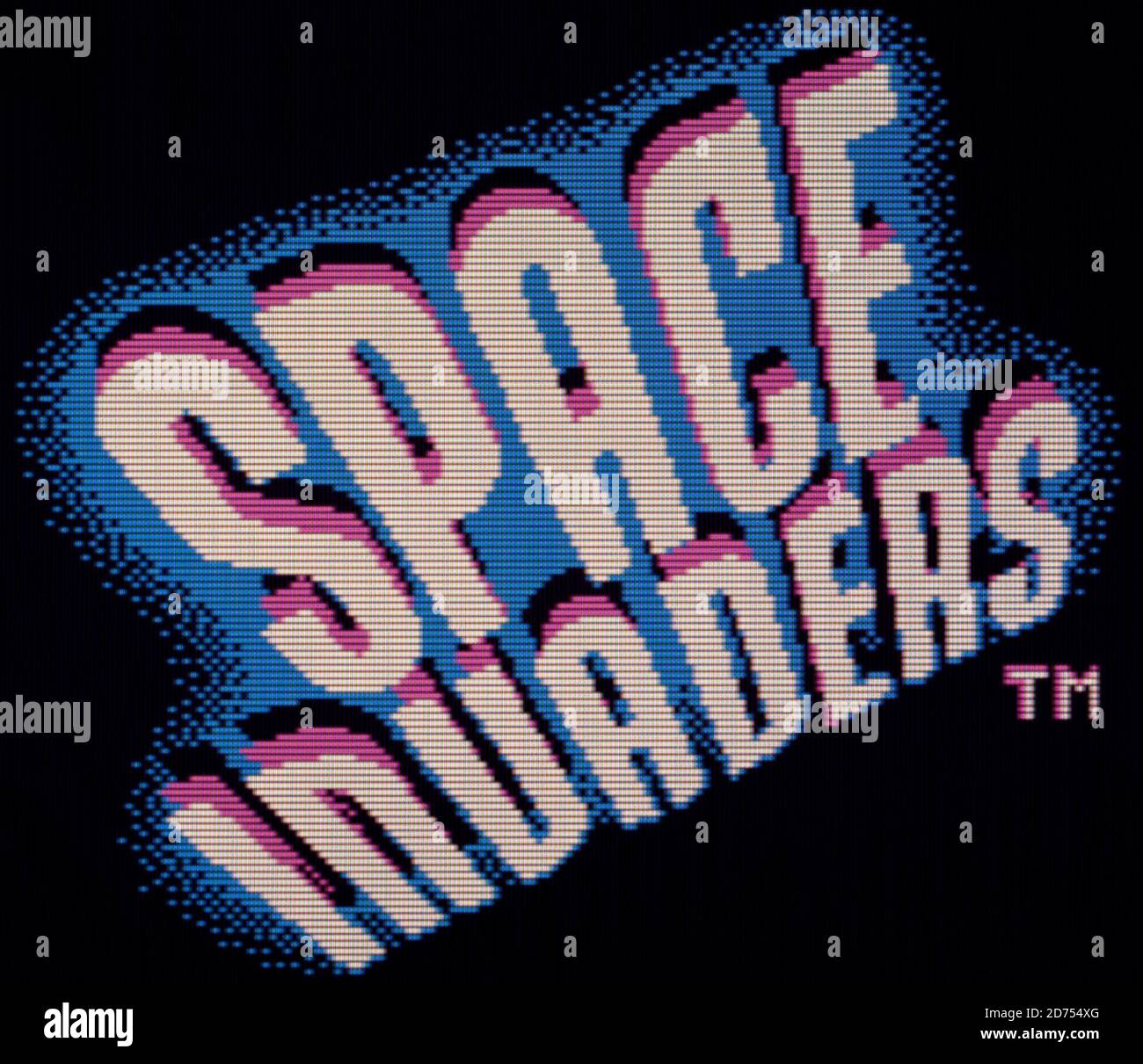 Space Invaders - Nintendo Game Boy Color Videogame - Editorial use only ...