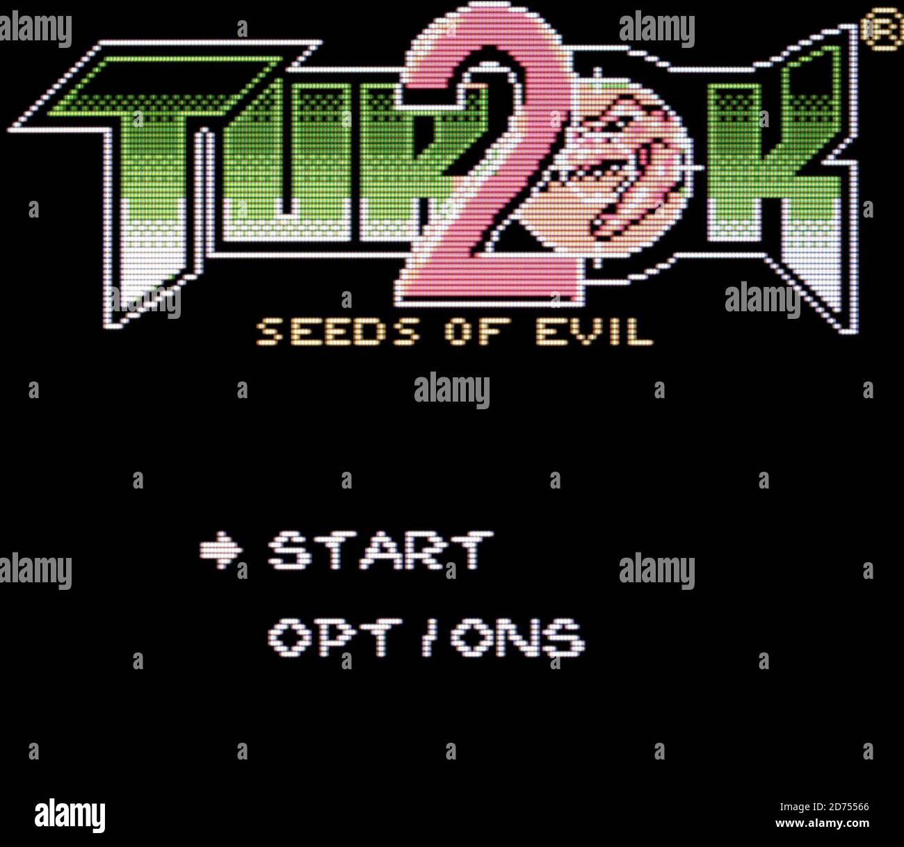 Turok 2 - Nintendo Game Boy Color Videogame - Editorial use only Stock ...