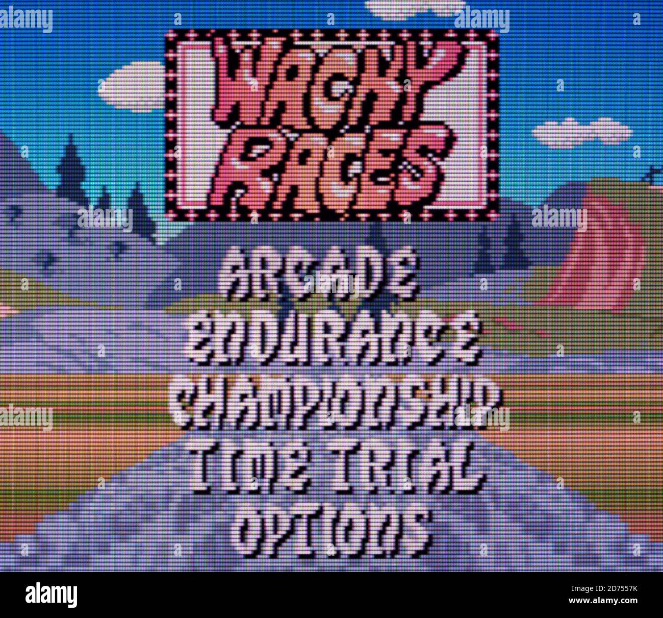 Wacky Racers - Nintendo Game Boy Color Videogame - Editorial use only ...