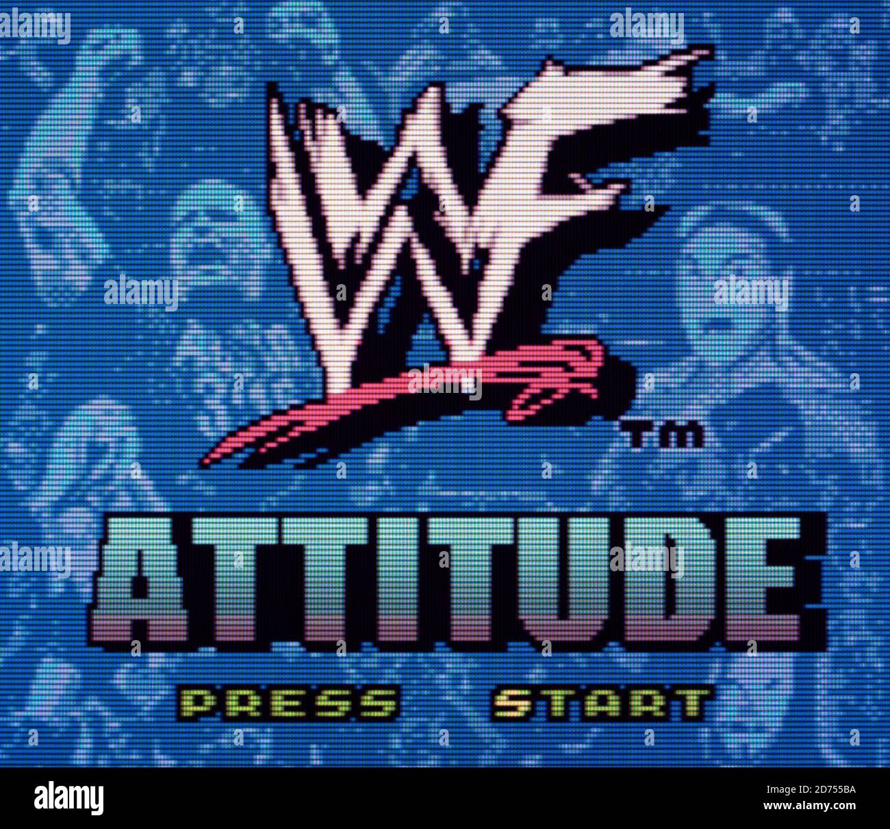 WWF Attitude - Nintendo Game Boy Color Videogame - Editorial use only ...