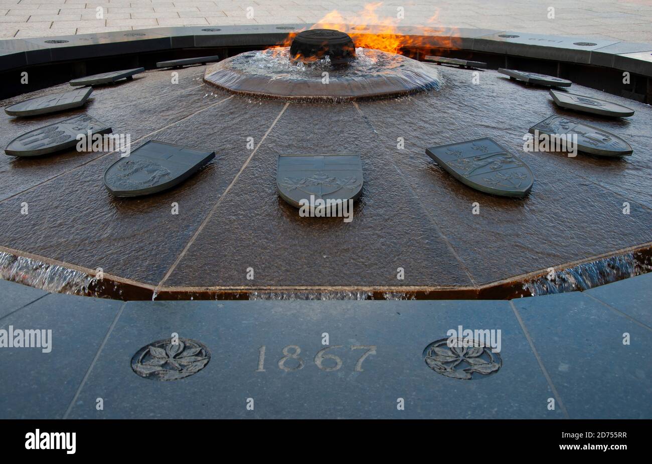 Parliament Hill, Centennial Flame, 1867, When Canada was Born, Ottawa ...