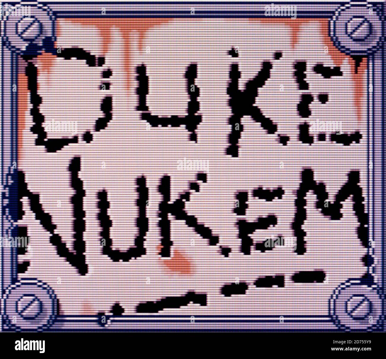 Duke Nukem - Nintendo Game Boy Color Videogame - Editorial use only ...