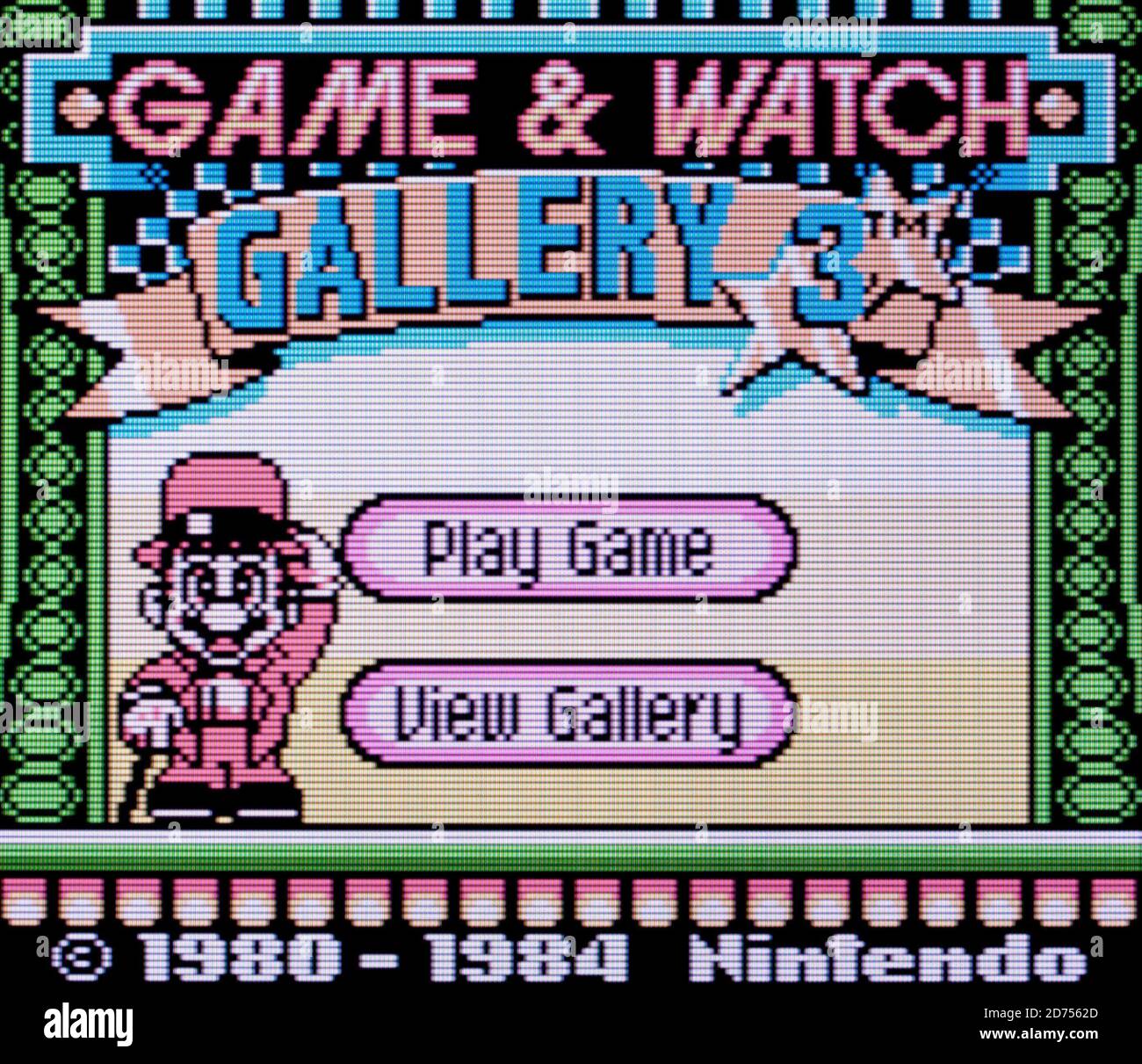Game & Watch Gallery 3 - Nintendo Game Boy Color Videogame - Editorial use only Stock Photo - Alamy