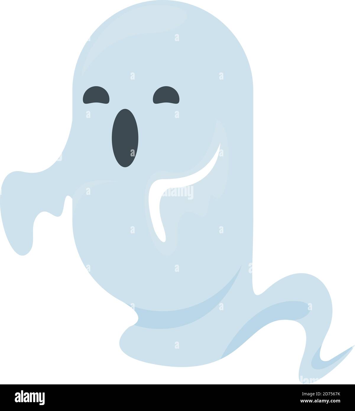 halloween ghost spirit floating icon vector illustration design Stock ...