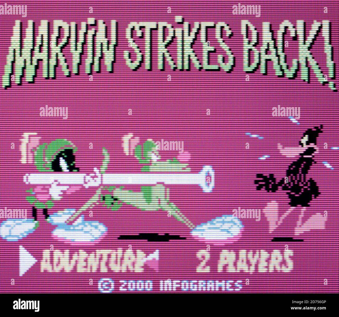 Marvin Strikes Back - Nintendo Game Boy Color Videogame - Editorial use ...