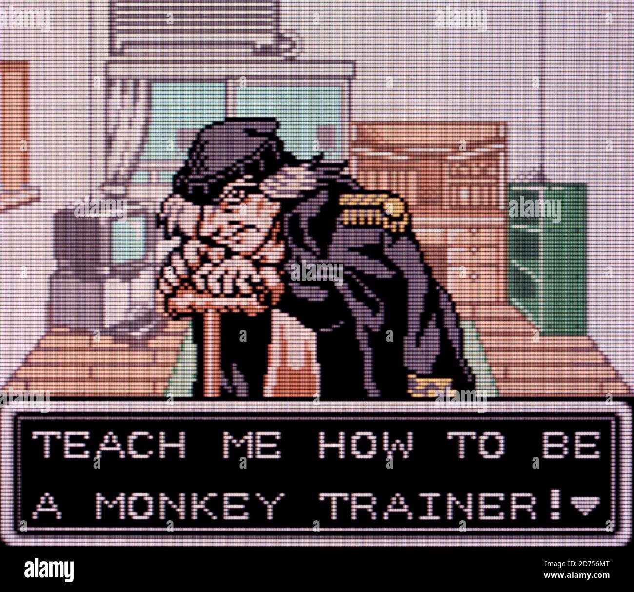 Monkey Puncher - Nintendo Game Boy Color Videogame - Editorial use only ...