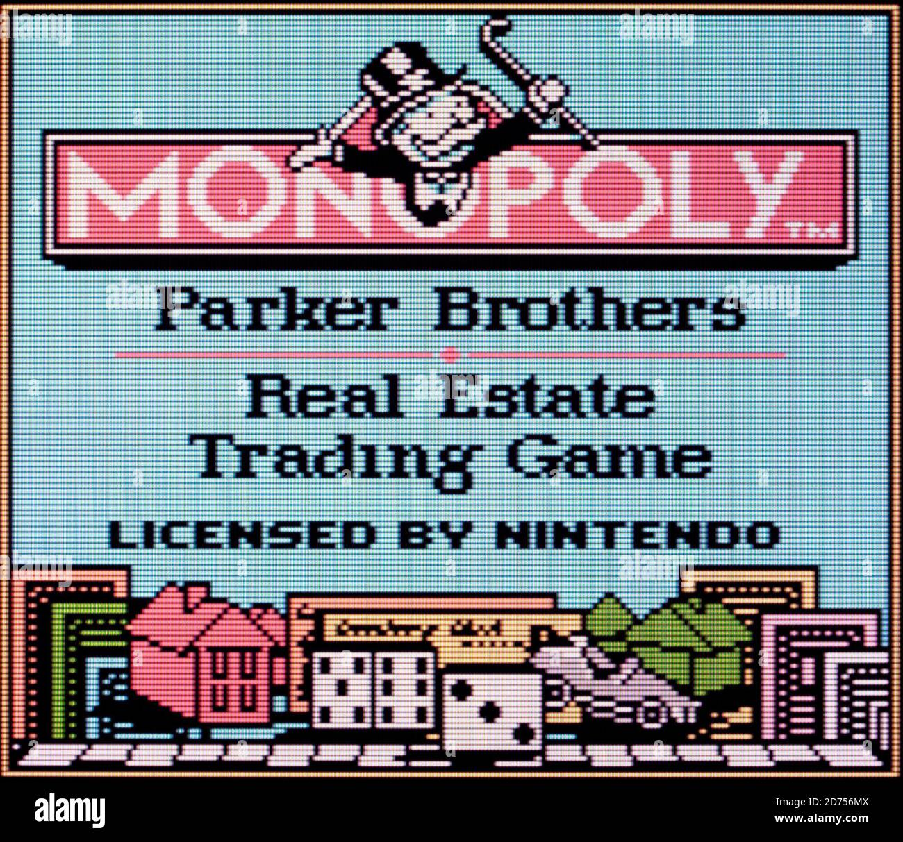 Monopoly - Nintendo Game Boy Color Videogame - Editorial use only Stock ...