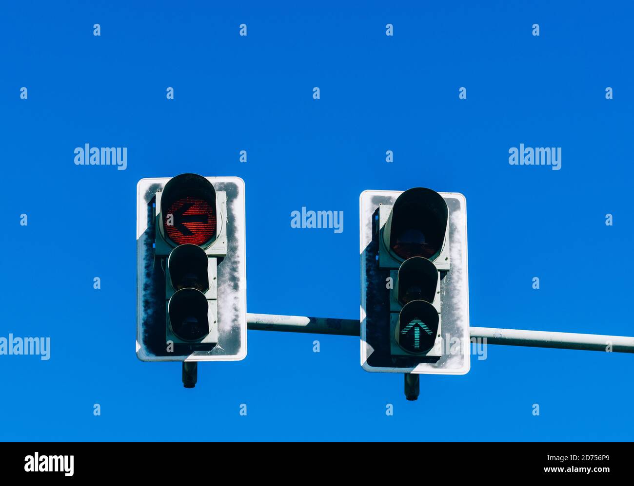 Low angle shot of the traffic light Stock Photo - Alamy
