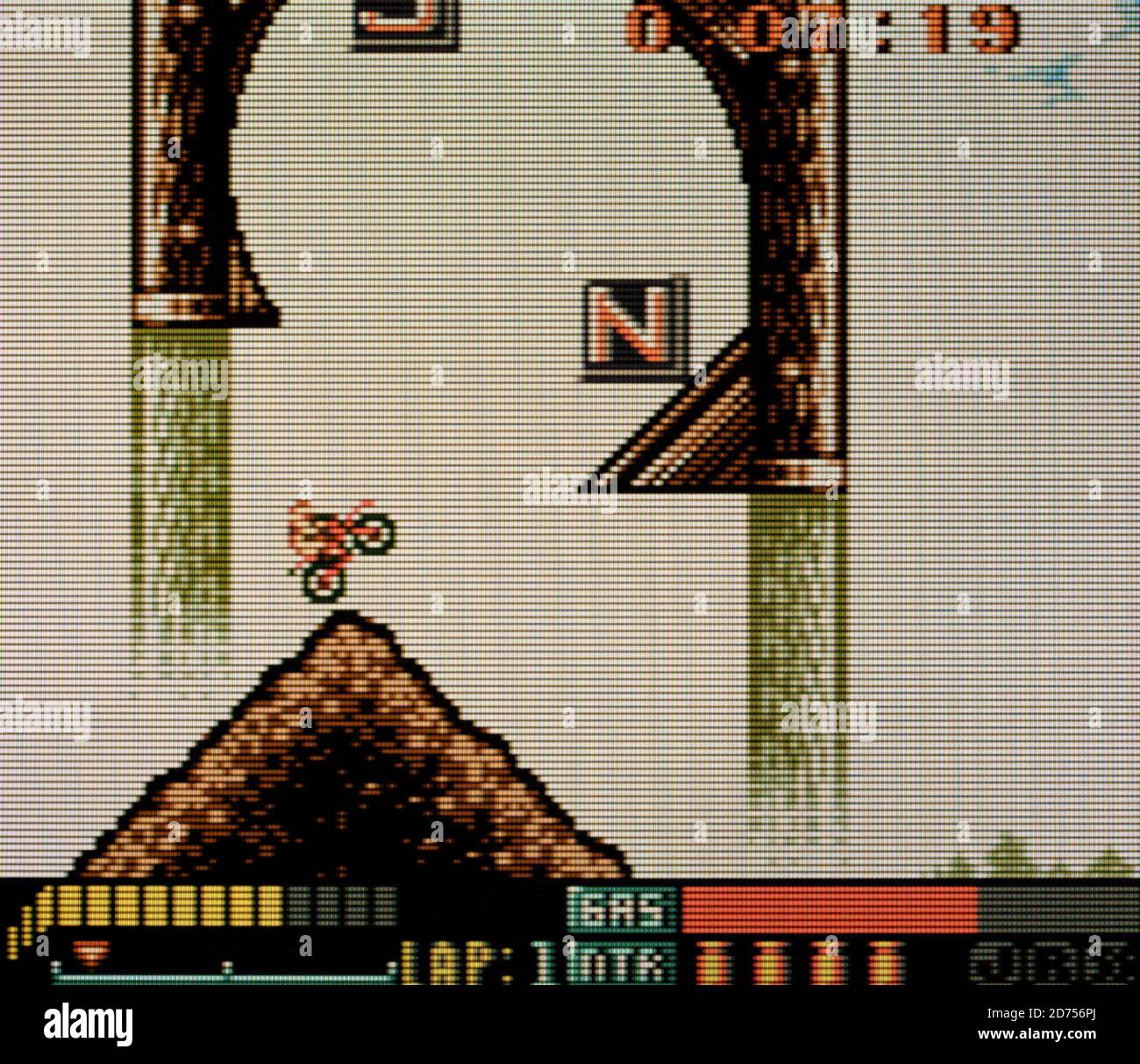 Motocross Maniacs 2 - Nintendo Game Boy Color Videogame - Editorial use ...