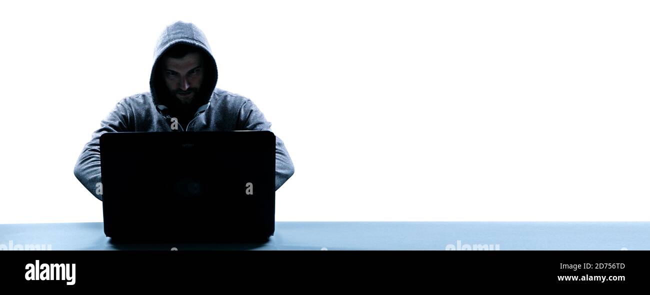 Hacker prints a code on a laptop keyboard to break into a cyberspace ...