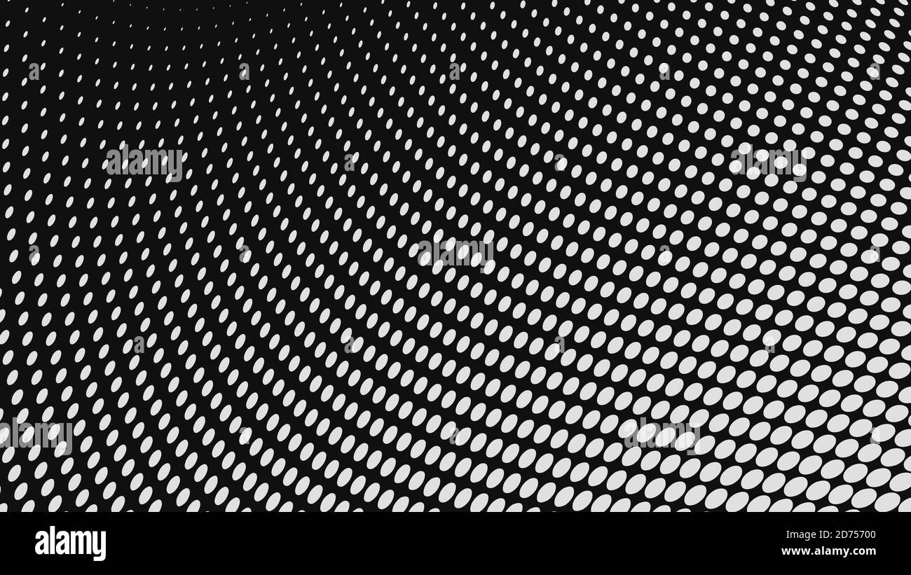 White dotty pattern are on black grunge background. Vector illustration ...