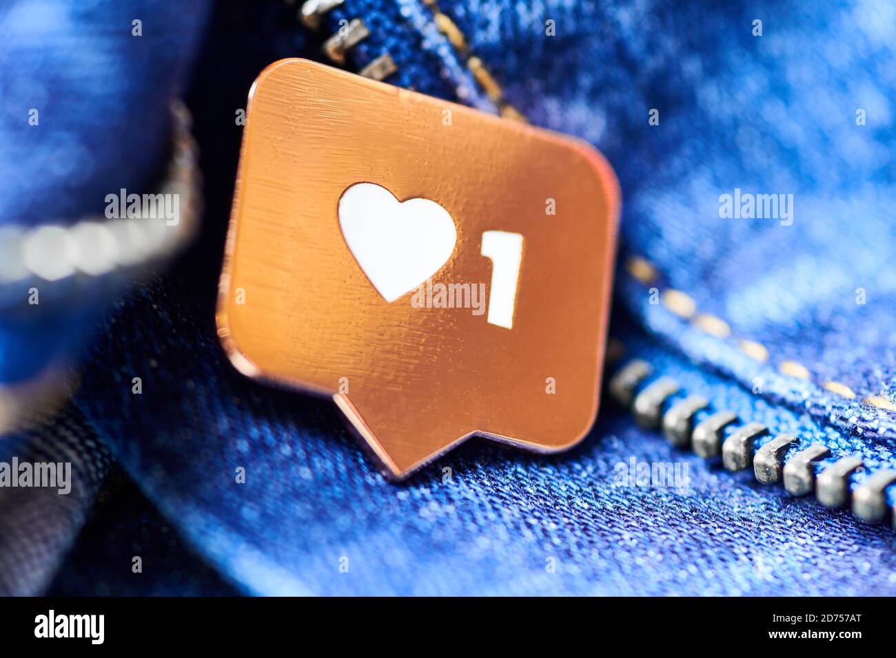 Like heart symbol. Like sign button, symbol with heart and one digit ...