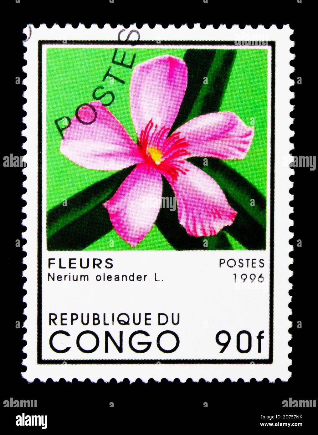 MOSCOW, RUSSIA - NOVEMBER 25, 2017: A stamp printed in Congo shows ...