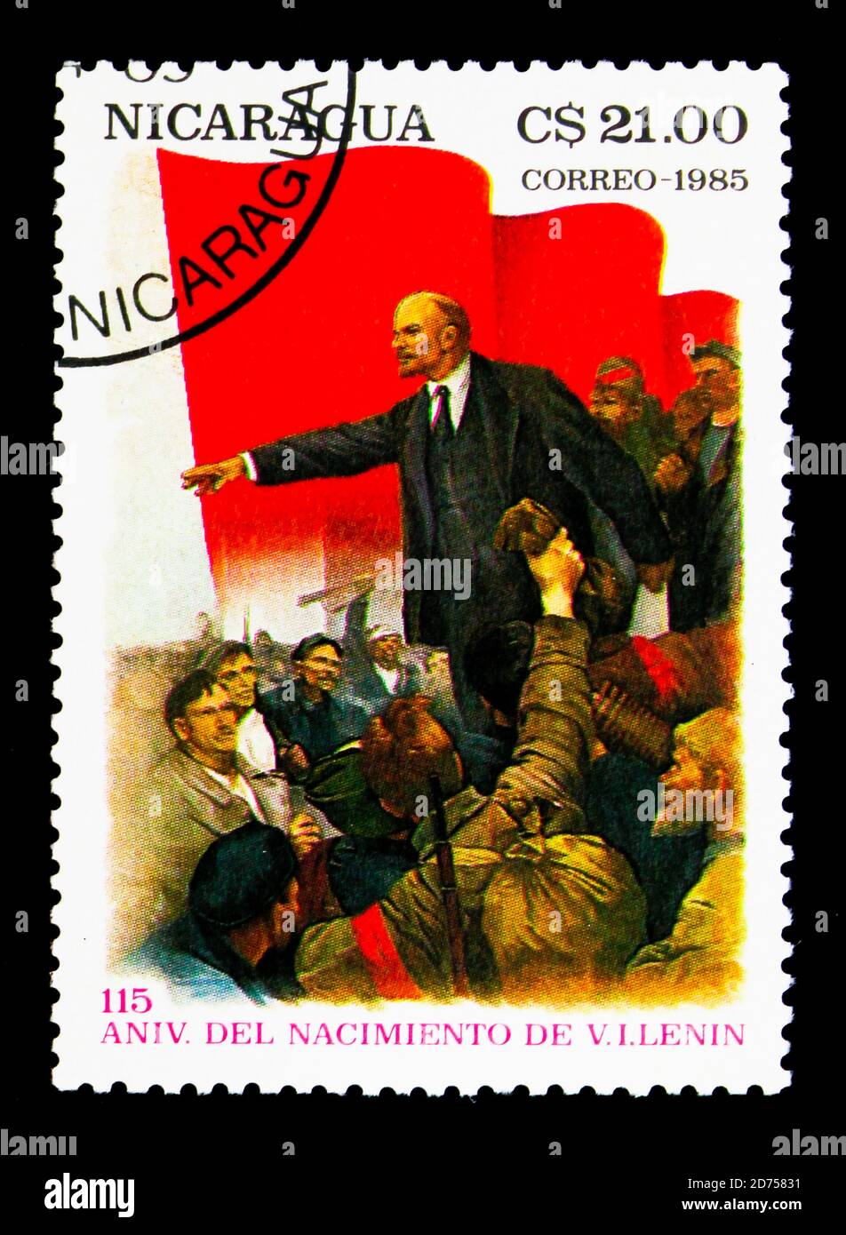 Birth anniversary of lenin series hi-res stock photography and images ...