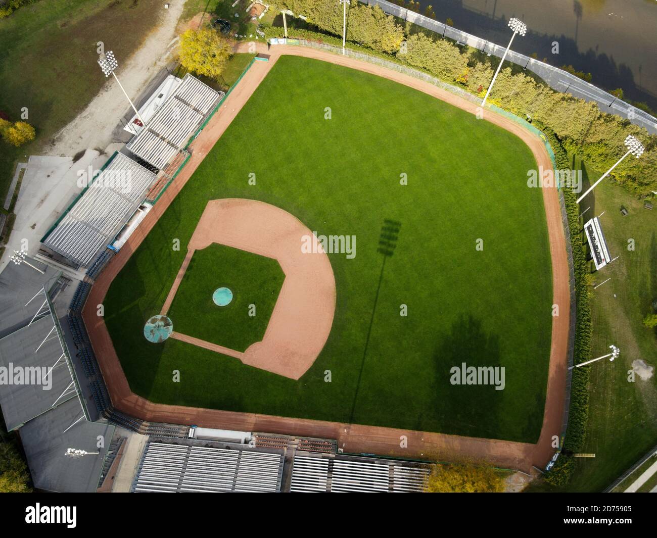Labatt Park London Ontario Aerial with scoreboard sign Stock Photo - Alamy