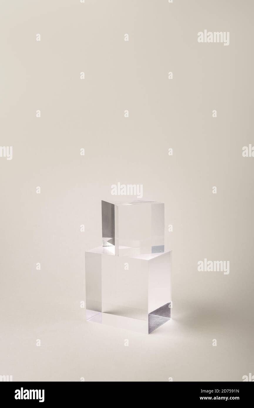 Acrylic Solid Display Block Stock Photo - Alamy