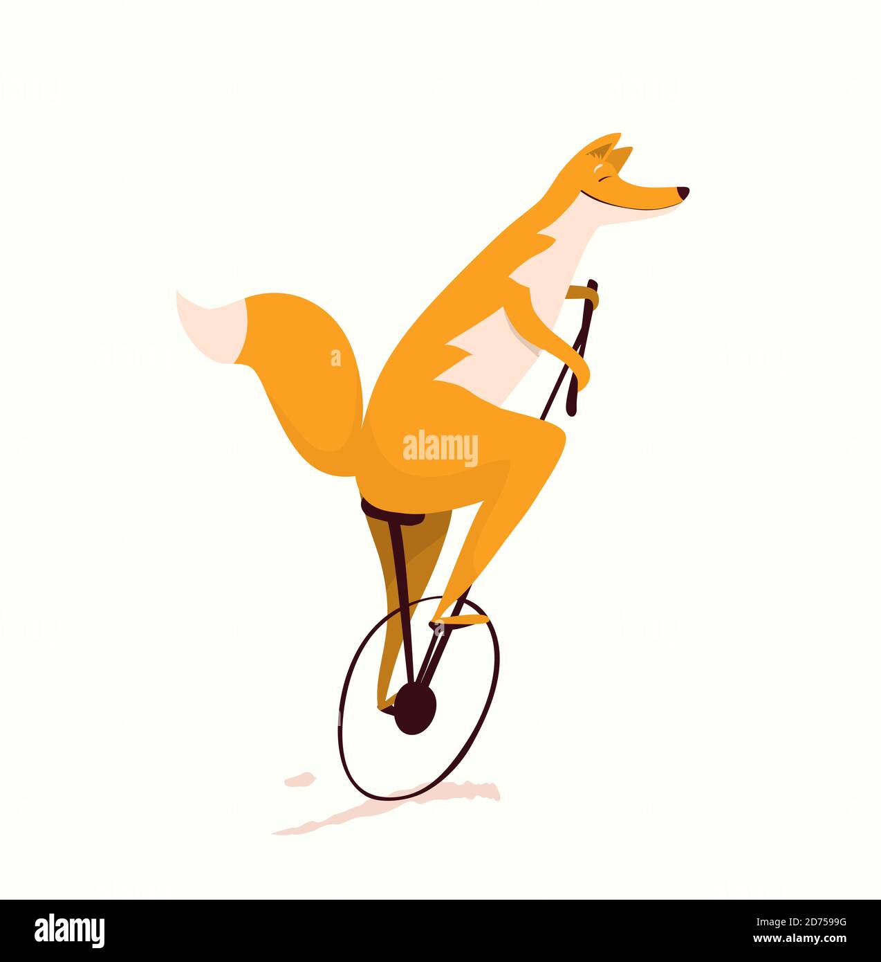 Fox silhouette animal Stock Vector Images - Alamy